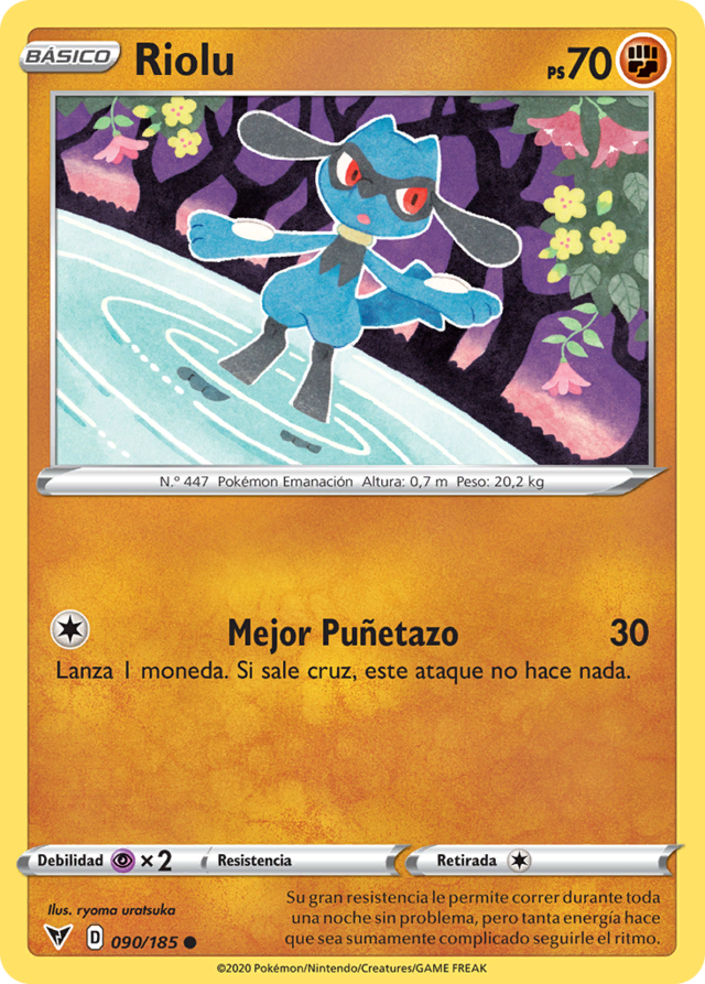 Riolu (Voltaje Vívido TCG) - WikiDex, la enciclopedia Pokémon