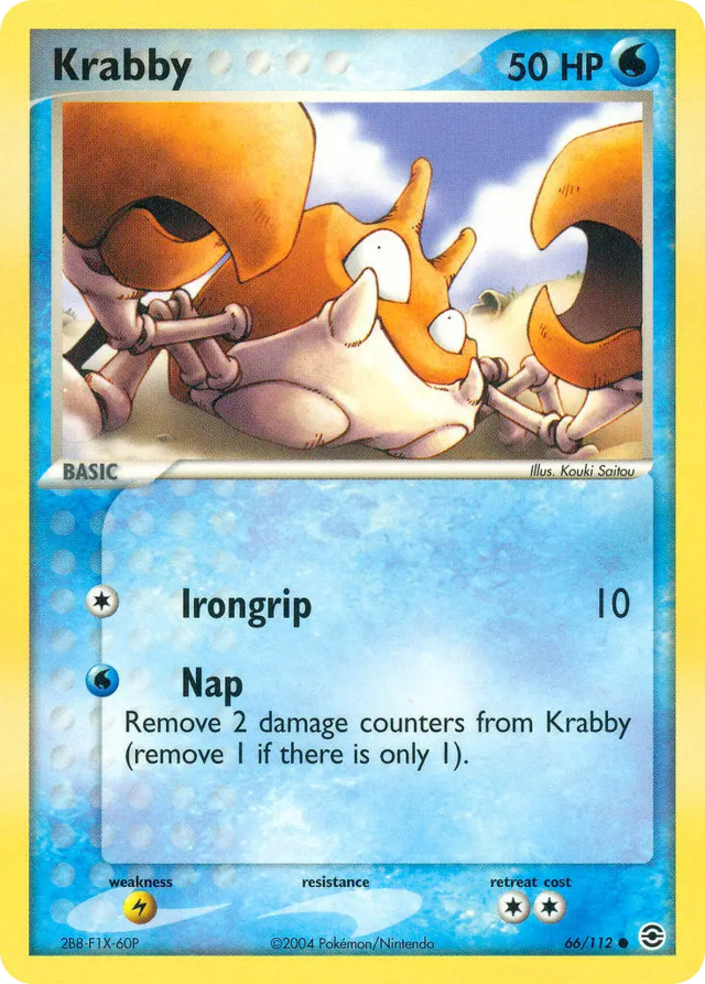 Krabby (FireRed & LeafGreen TCG) - WikiDex, la enciclopedia Pokémon