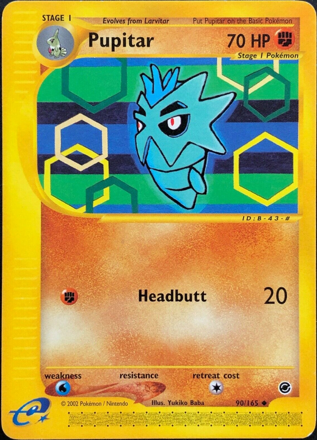 Pupitar (Expedition Base Set TCG) - WikiDex, la enciclopedia Pokémon