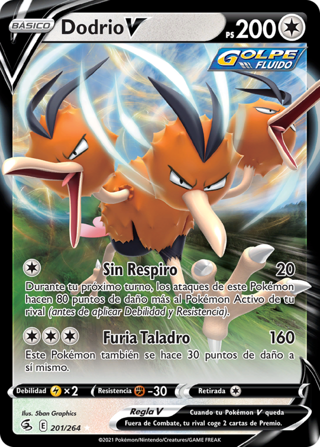 Dodrio V (Golpe Fusión TCG) - WikiDex, la enciclopedia Pokémon