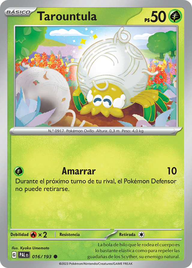 Tarountula (Evoluciones en Paldea 16 TCG) - WikiDex, la enciclopedia ...