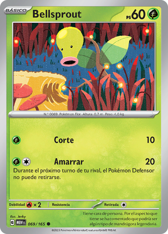 Bellsprout (151 TCG) - WikiDex, la enciclopedia Pokémon
