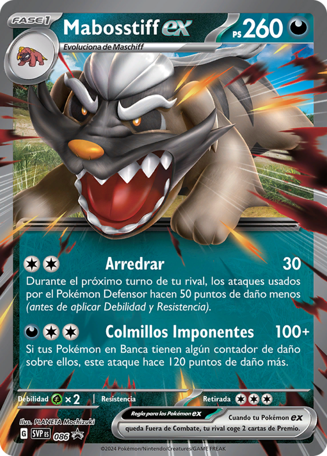 Mabosstiff ex (SV Promo 86 TCG) - WikiDex, la enciclopedia Pokémon