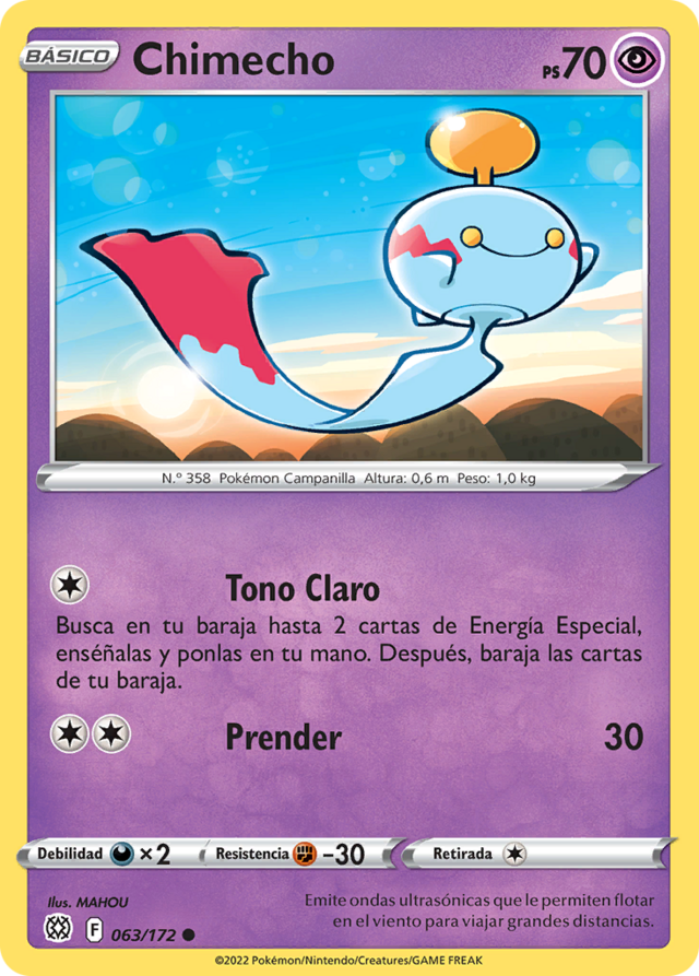 Chimecho (Astros Brillantes TCG) - WikiDex, la enciclopedia Pokémon