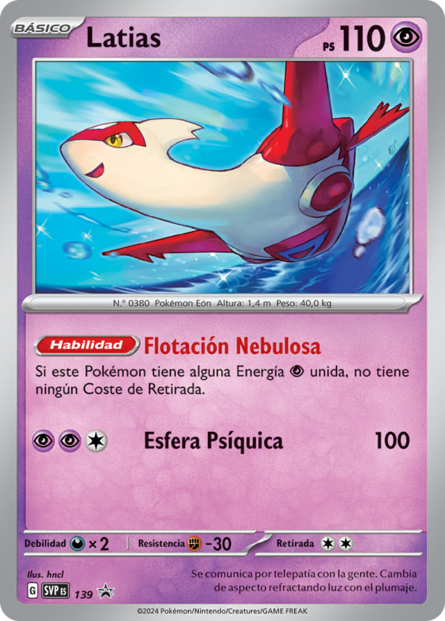 Latias (SV Promo 139 TCG) - WikiDex, la enciclopedia Pokémon