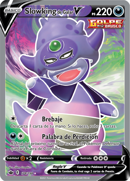 Slowking de Galar V (Reinado Escalofriante TCG) - WikiDex, la ...