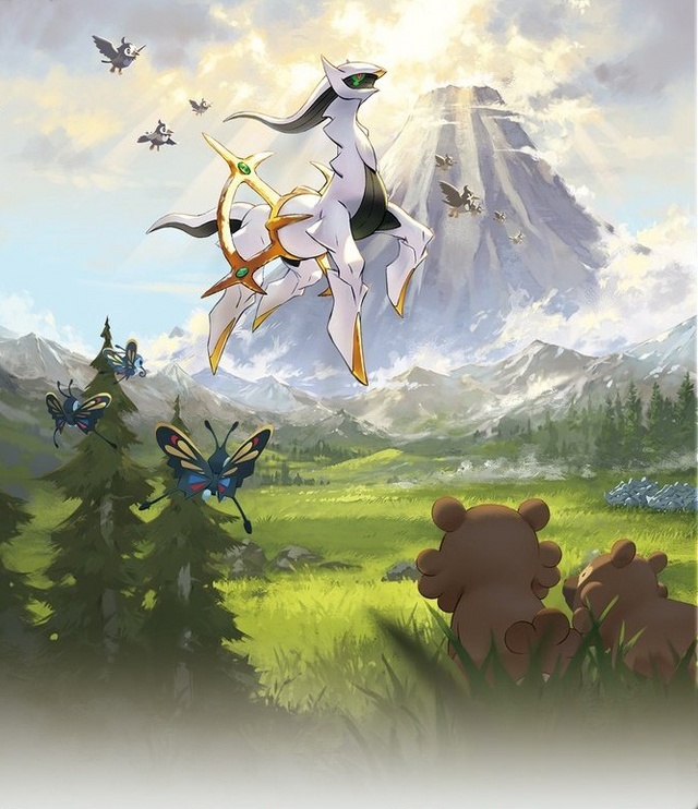 Archivo:Arceus iluminando Sinnoh.jpg - WikiDex, la enciclopedia Pokémon