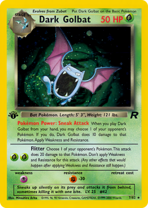 Zubat (Team Rocket TCG) - WikiDex, la enciclopedia Pokémon
