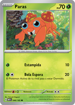 Parasect (151 TCG) - WikiDex, la enciclopedia Pokémon