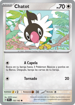 Chatot (Fuerzas Temporales TCG) - WikiDex, la enciclopedia Pokémon