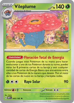Vileplume (151 TCG) - WikiDex, la enciclopedia Pokémon