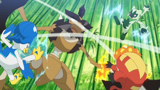 EP1309: Kleavor, el guerrero solitario - WikiDex, la enciclopedia Pokémon