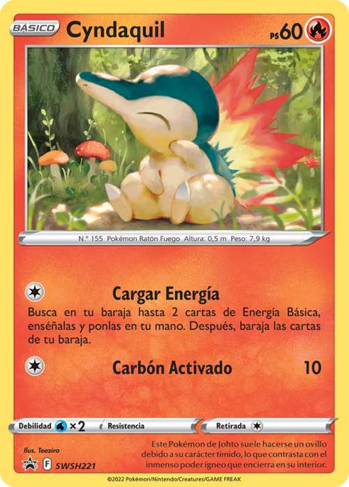 Cyndaquil (SWSH Promo 221 TCG) - WikiDex, la enciclopedia Pokémon
