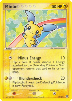 Minun (Hidden Legends TCG) - WikiDex, la enciclopedia Pokémon