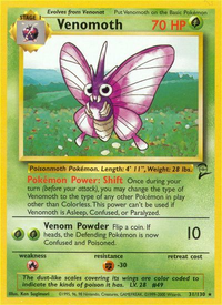 Venomoth (Jungla TCG) - WikiDex, la enciclopedia Pokémon