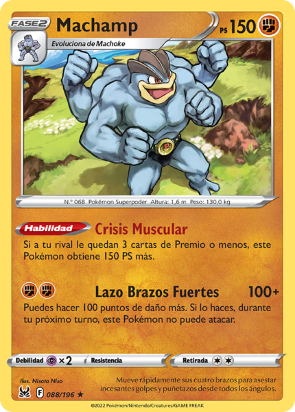 Machamp (Origen Perdido TCG) - WikiDex, la enciclopedia Pokémon
