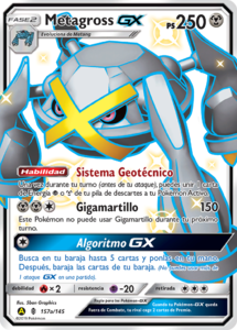 Metagross-GX (Albor de Guardianes TCG) - WikiDex, la enciclopedia Pokémon