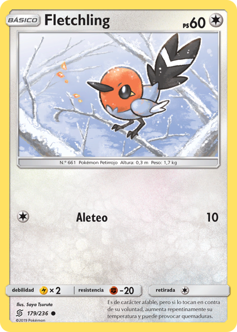 Fletchling (Mentes Unidas TCG) - WikiDex, la enciclopedia Pokémon