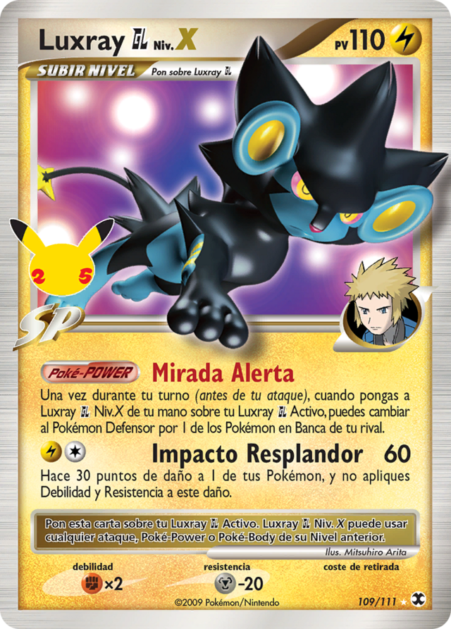 Luxray GL Niv.X (Rising Rivals TCG) - WikiDex, la enciclopedia Pokémon
