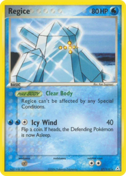 Regice (Holon Phantoms TCG) - WikiDex, la enciclopedia Pokémon