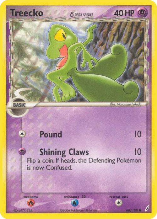 Treecko δ (Crystal Guardians TCG) - WikiDex, la enciclopedia Pokémon