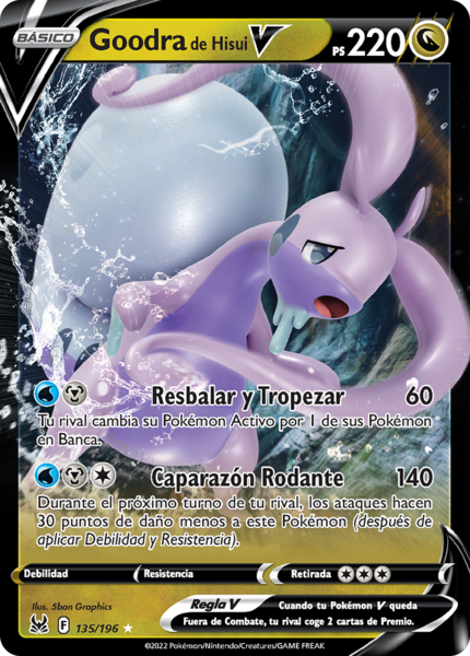 Goodra de Hisui V (Origen Perdido TCG) - WikiDex, la enciclopedia Pokémon