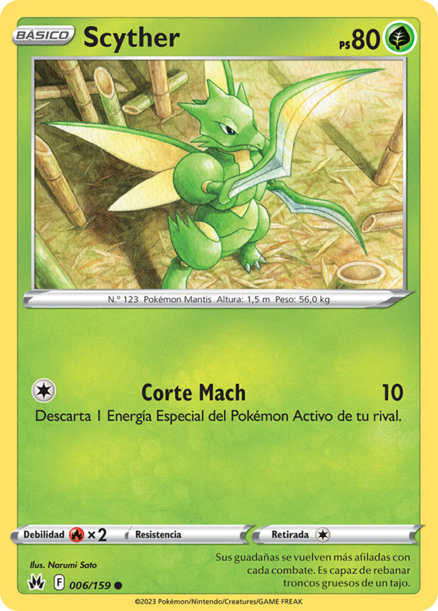 Scyther (Cenit Supremo TCG) - WikiDex, la enciclopedia Pokémon