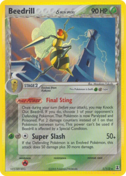 Beedrill δ (Delta Species TCG) - WikiDex, la enciclopedia Pokémon