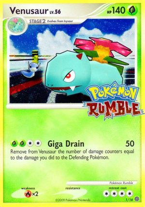 Venusaur (Pokémon Rumble TCG) - WikiDex, la enciclopedia Pokémon