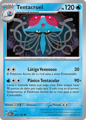 Tentacool (151 TCG) - WikiDex, la enciclopedia Pokémon