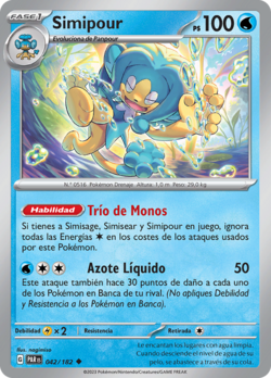 Simipour (Brecha Paradójica TCG) - WikiDex, la enciclopedia Pokémon
