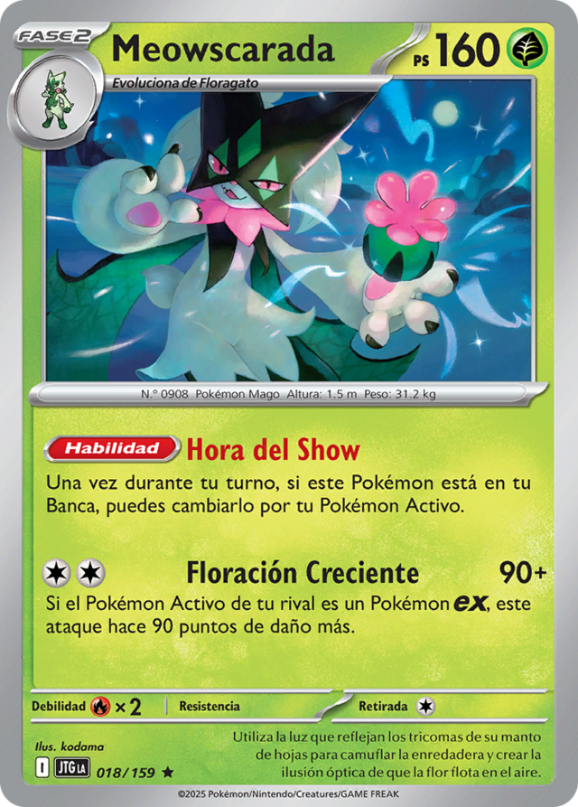 Meowscarada (Aventuras Compartidas TCG)/Meowscarada (Juntos de Aventuras TCG) - WikiDex, la ...