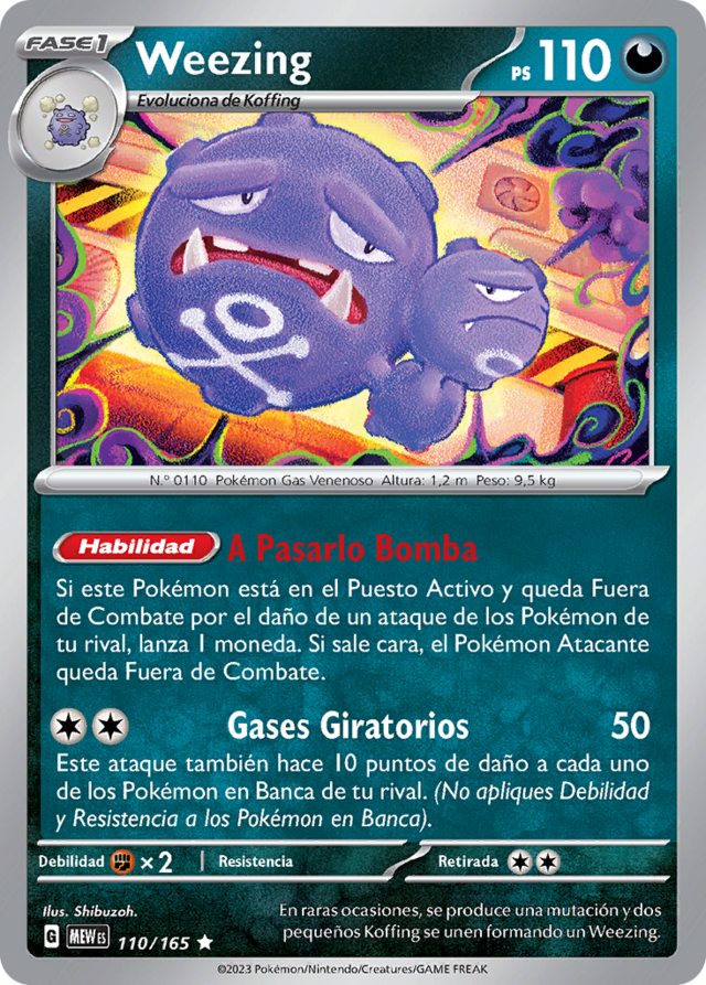 Weezing (151 TCG) - WikiDex, la enciclopedia Pokémon