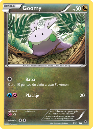Goomy (Destellos de Fuego TCG) - WikiDex, la enciclopedia Pokémon