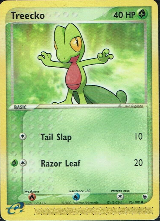 Treecko (Rubí & Zafiro 76 TCG) - WikiDex, la enciclopedia Pokémon
