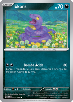 Ekans (151 TCG) - WikiDex, la enciclopedia Pokémon