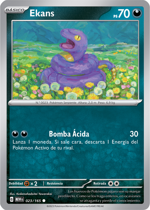 Ekans (151 TCG) - WikiDex, la enciclopedia Pokémon