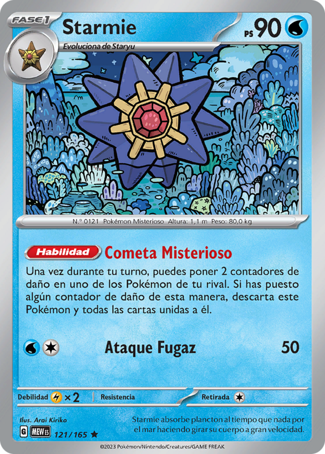 Starmie (151 TCG) - WikiDex, la enciclopedia Pokémon