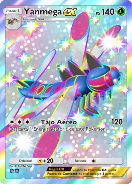 Yanmega ex (Pugna Espaciotemporal TCG Pocket) - WikiDex, la ...