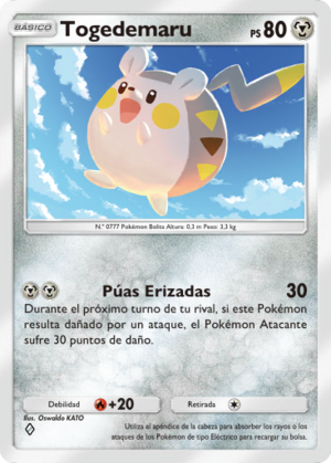 Togedemaru (Arboleda de Eevee TCG Pocket) - WikiDex, la enciclopedia ...