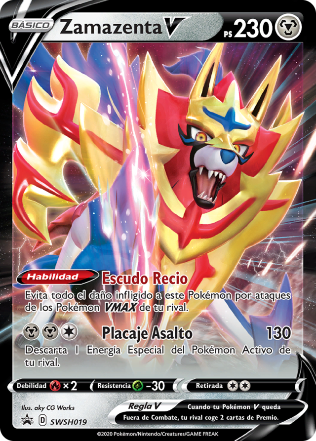Archivo:Zamazenta V (SWSH Promo 19 TCG).png - WikiDex, la enciclopedia ...