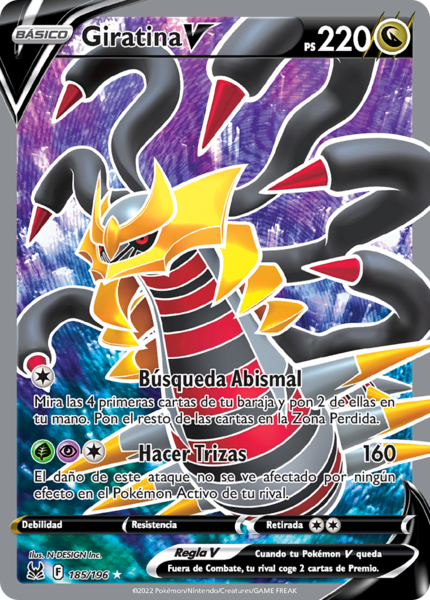 Giratina V (Origen Perdido TCG) - WikiDex, la enciclopedia Pokémon