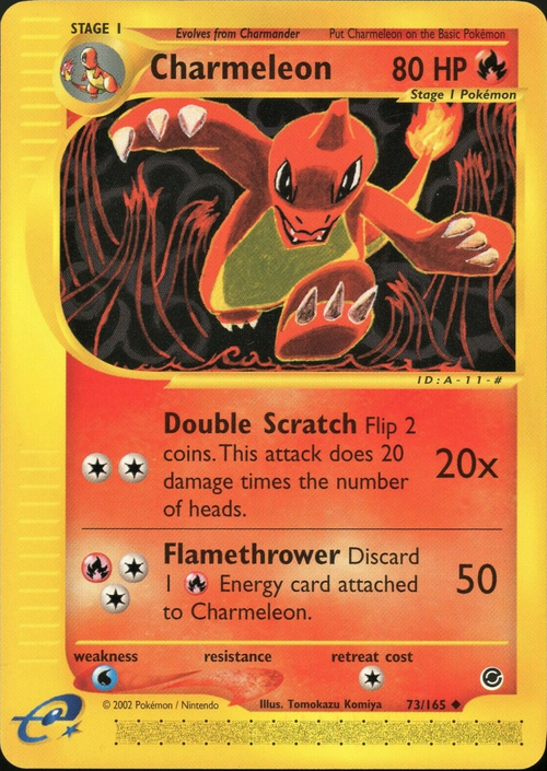 Charmeleon (Expedition Base Set TCG) - WikiDex, la enciclopedia Pokémon