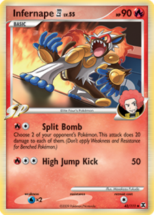 Infernape 4 (Rising Rivals TCG) - WikiDex, la enciclopedia Pokémon