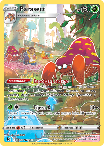 Parasect (Origen Perdido TCG) - WikiDex, la enciclopedia Pokémon