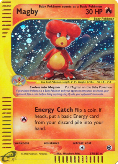 Magby (Expedition Base Set TCG) - WikiDex, la enciclopedia Pokémon