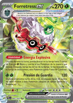 Forretress ex (Evoluciones en Paldea TCG) - WikiDex, la enciclopedia ...