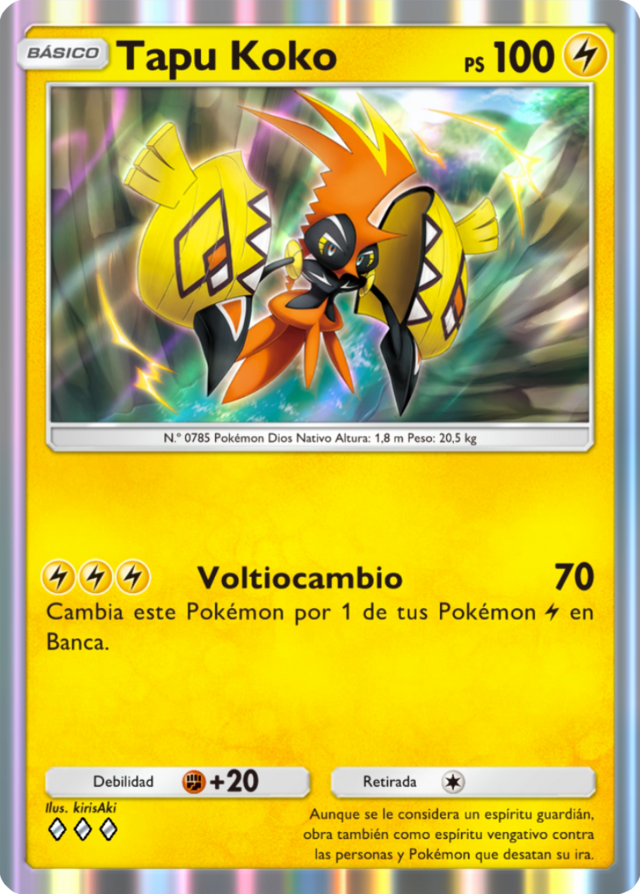 Tapu Koko (Guardianes Celestiales TCG Pocket) - WikiDex, la ...