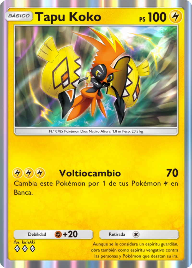 Tapu Koko (Guardianes Celestiales TCG Pocket) - WikiDex, la ...