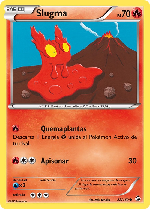 Slugma (Duelos Primigenios TCG) - WikiDex, la enciclopedia Pokémon